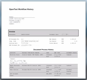 Let's Make History! Enabling the SAP VIM Workflow History Log
